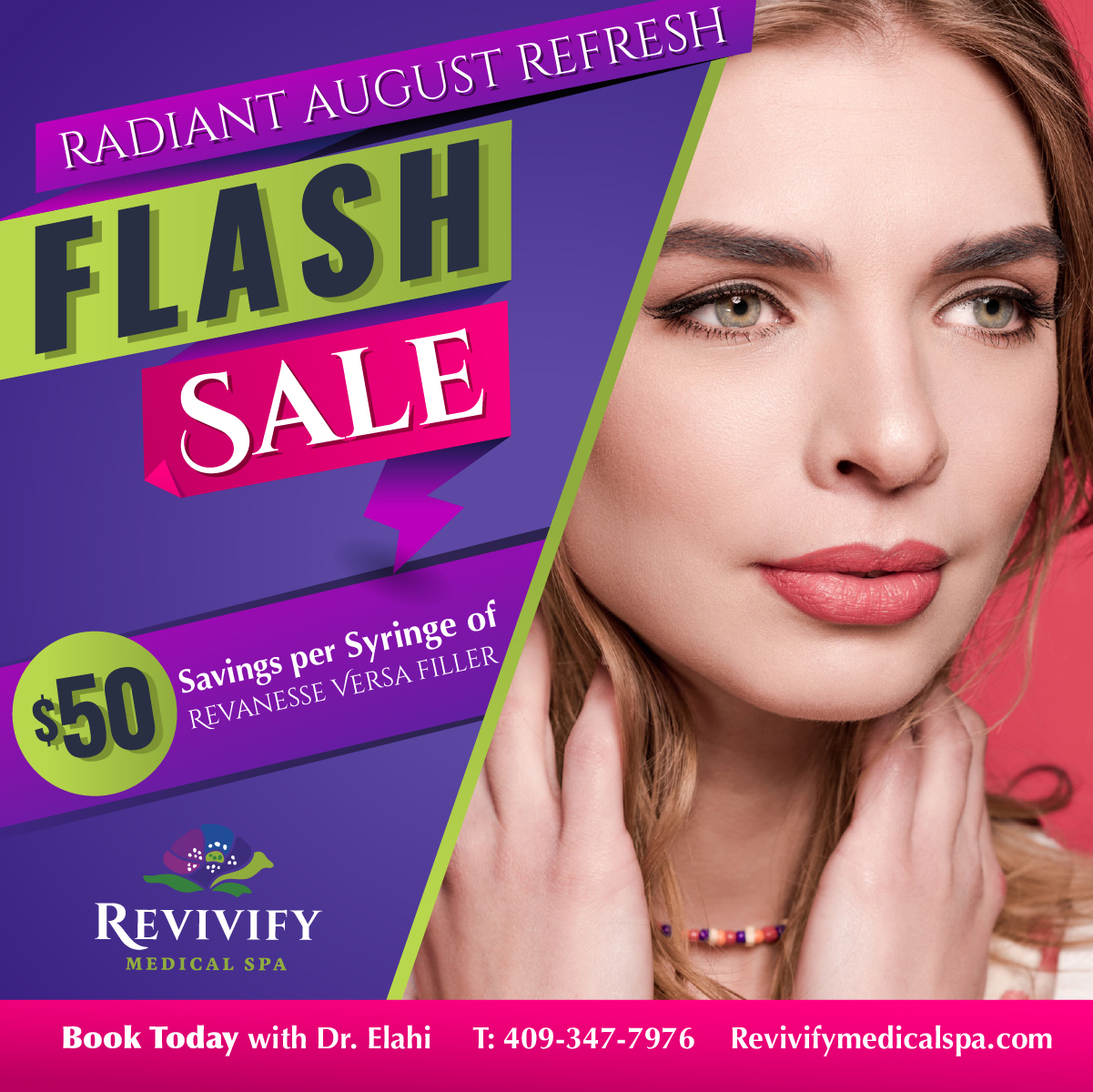 Radiant August Refresh Flash Sales - Revivify Medical Spa - Beaumont, Texas