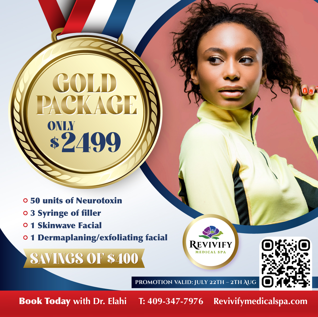 Olympic Packages Specials - Revivify Medical Spa - Beaumont TX