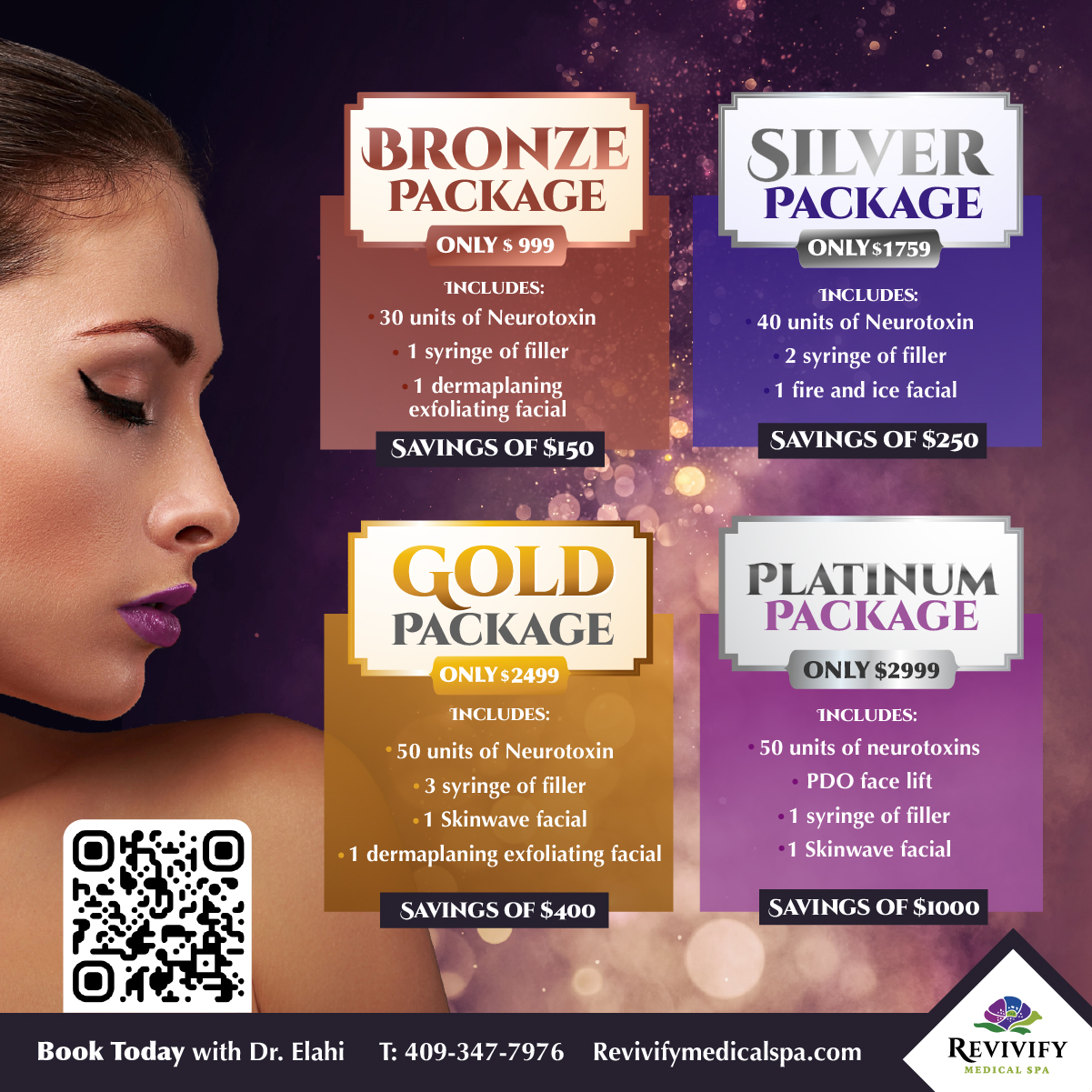 November Glamour Specials - Revivify Medical Spa - Beaumont TX